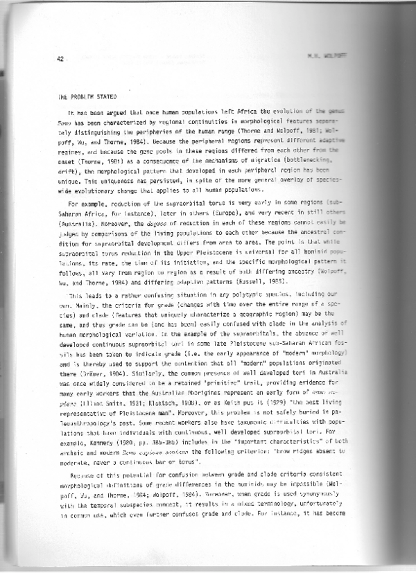 (PDF) Grade and clade