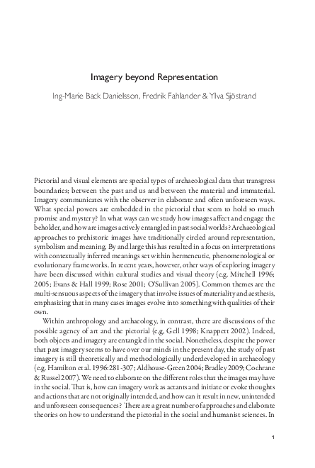 (PDF) Imagery beyond Representation.