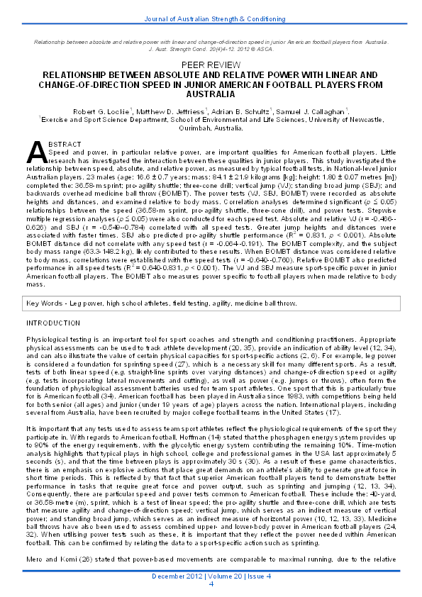 Relationship between absolute and relative power with linear and change ...