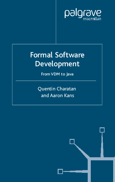 (PDF) Palgrave Macmillan - Formal Software Development. From VDM to Java