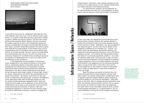 (PDF) Postcards from the Edgelands (for Marion Shoard)