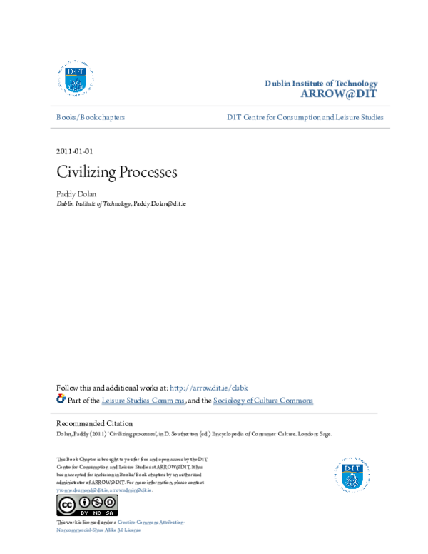 (PDF) Civilizing processes