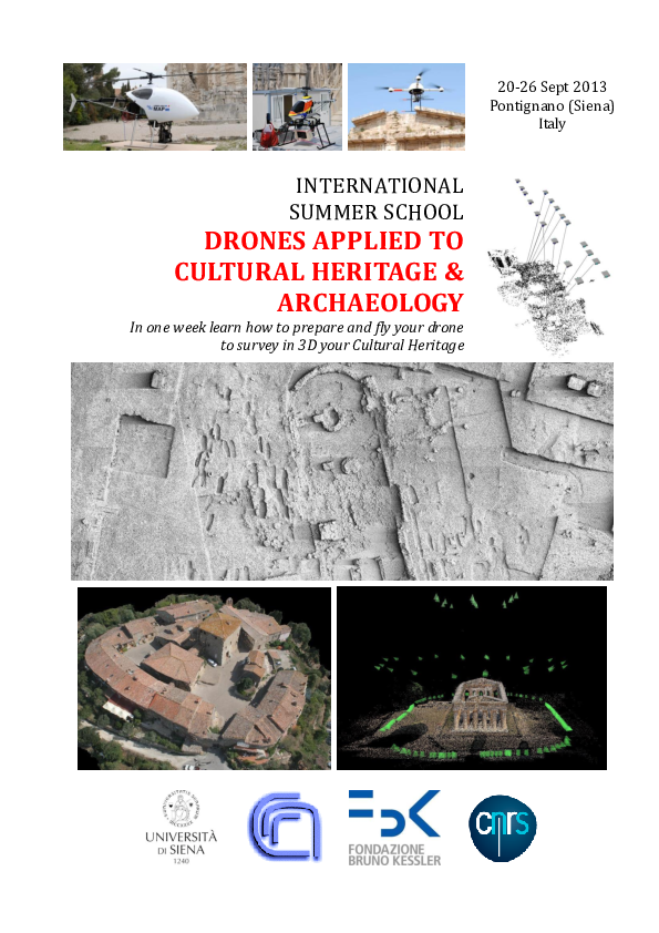 (PDF) Drones applied to Cultural Heritage and Archaeology