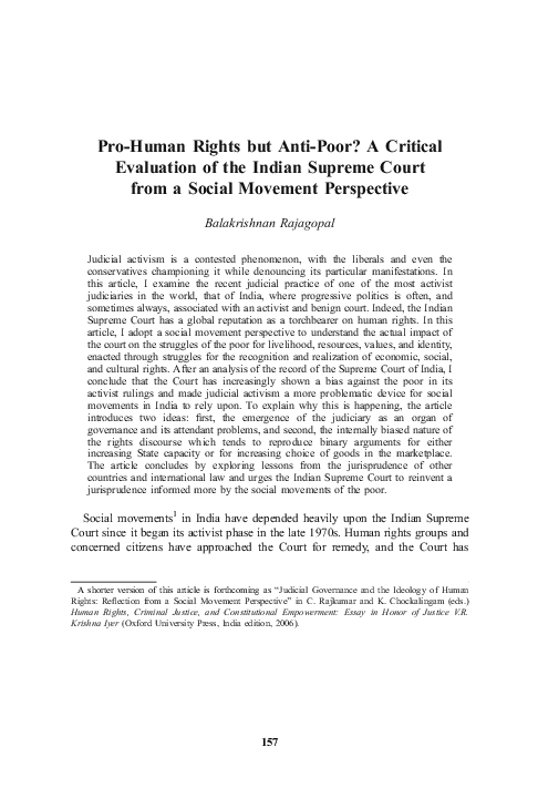 (PDF) Pro-Human Rights but Anti-Poor? A Critical Evaluation of the ...
