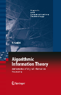 (PDF) Algorithms and information theory mathematics of digital information processing signals ...