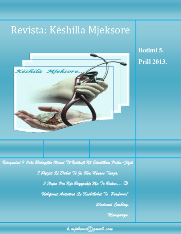 (PDF) Revista Keshilla Mjekesore Nr5