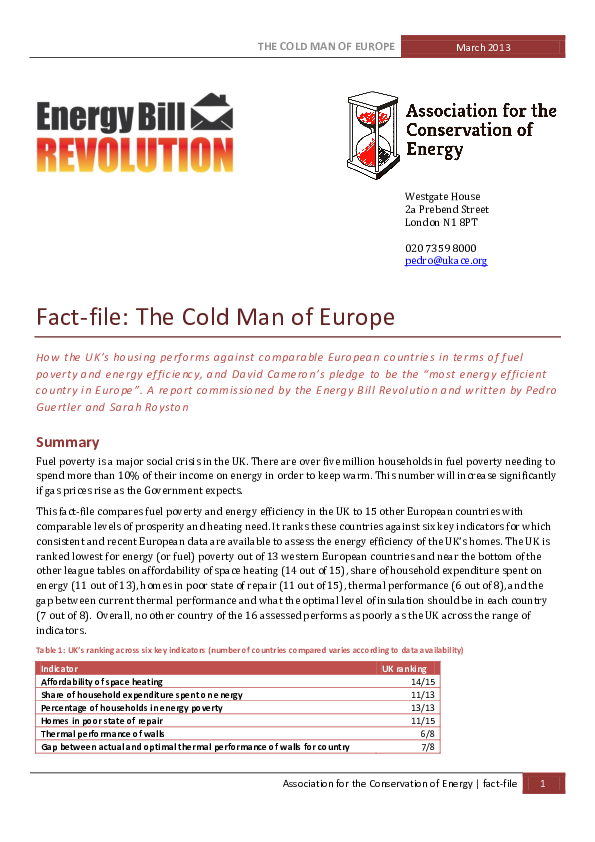 (PDF) The Cold Man of Europe