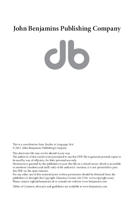 (PDF) Review of "Semantic Analysis: A Practical Introduction" [Second ...