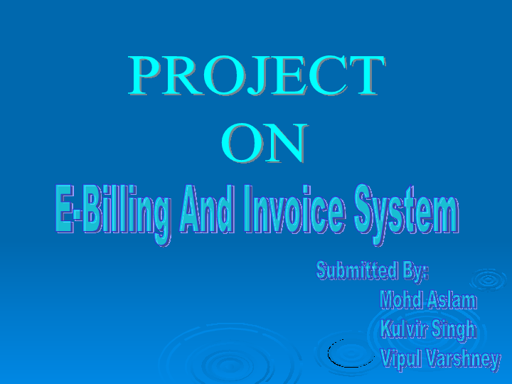 (PPT) Project Presentation