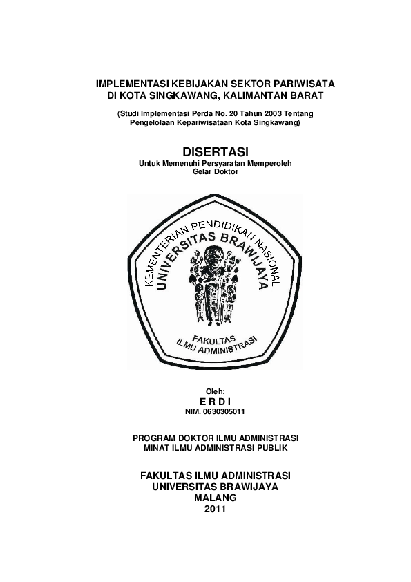 (PDF) My Dissertation: List of Contents