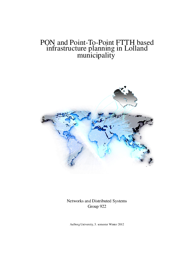 (PDF) PON and Point-To-Point FTTH based infrastructure planning in ...