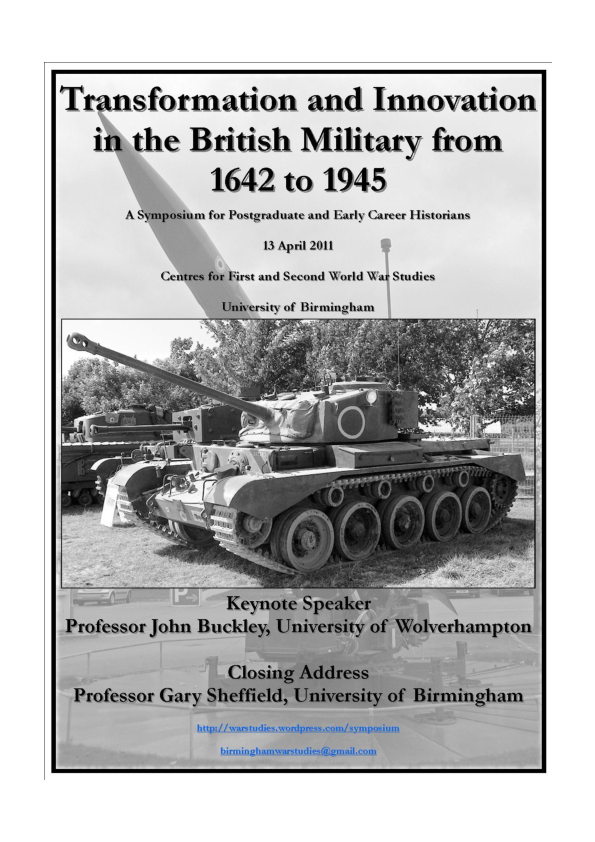 (PDF) Transformation and Innovation in the British Military from 1642 ...