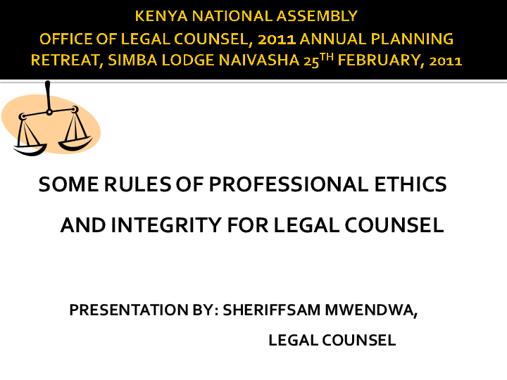 (PPT) power point on professional ethics and integrity 1