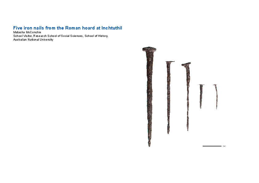(PDF) Five iron nails from the Roman hoard at Inchtuthil