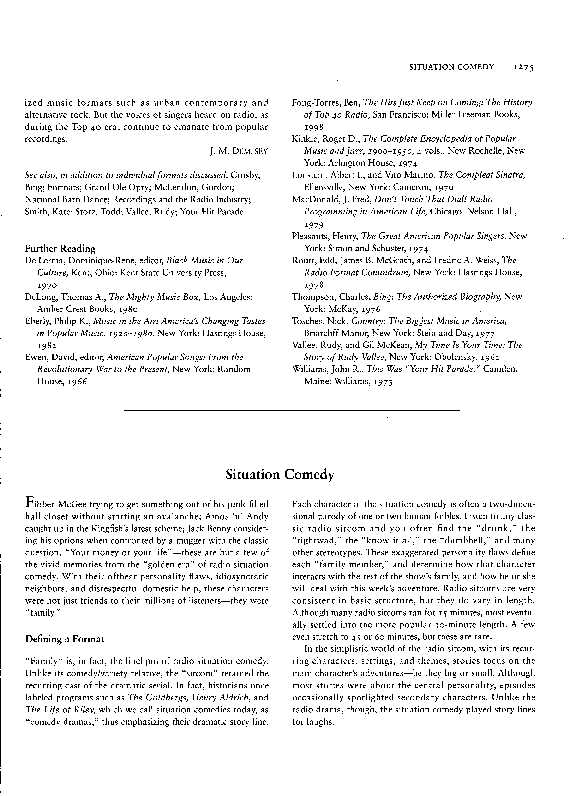 (PDF) Situation comedy.