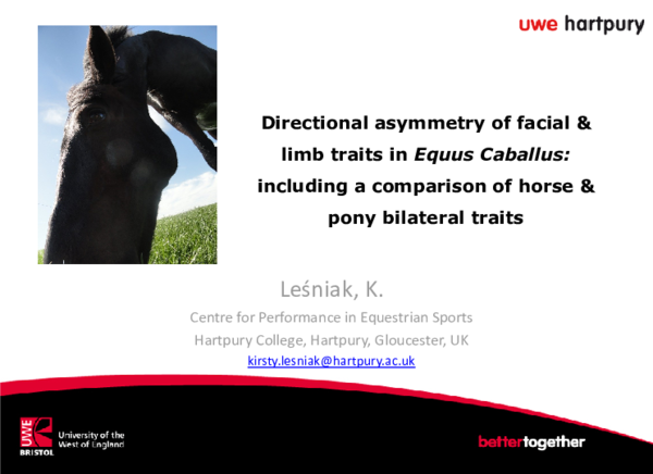 (PDF) Lesniak, K. (2012) Directional asymmetry of facial and limb ...
