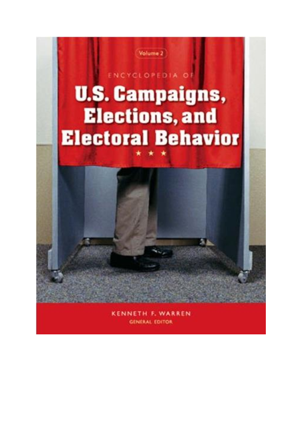 Educational Level and Voting Behavior; Election Types (realigning ...