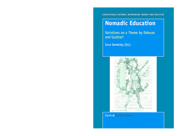 (PDF) Nomadic Education: Variations on a Theme by Deleuze and Guattari