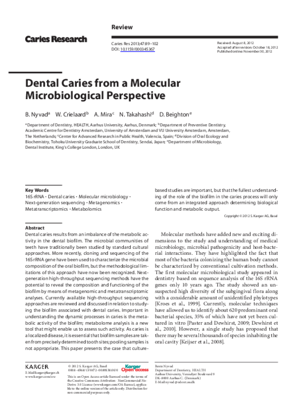 (PDF) Dental Caries | IOSR Journals - Academia.edu