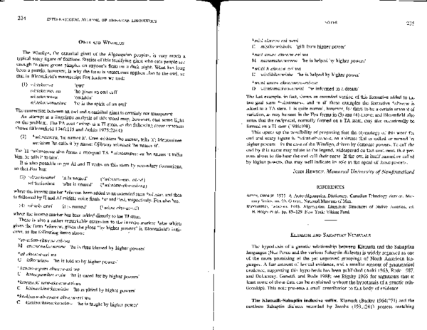 (PDF) Klamath and Sahaptian numerals