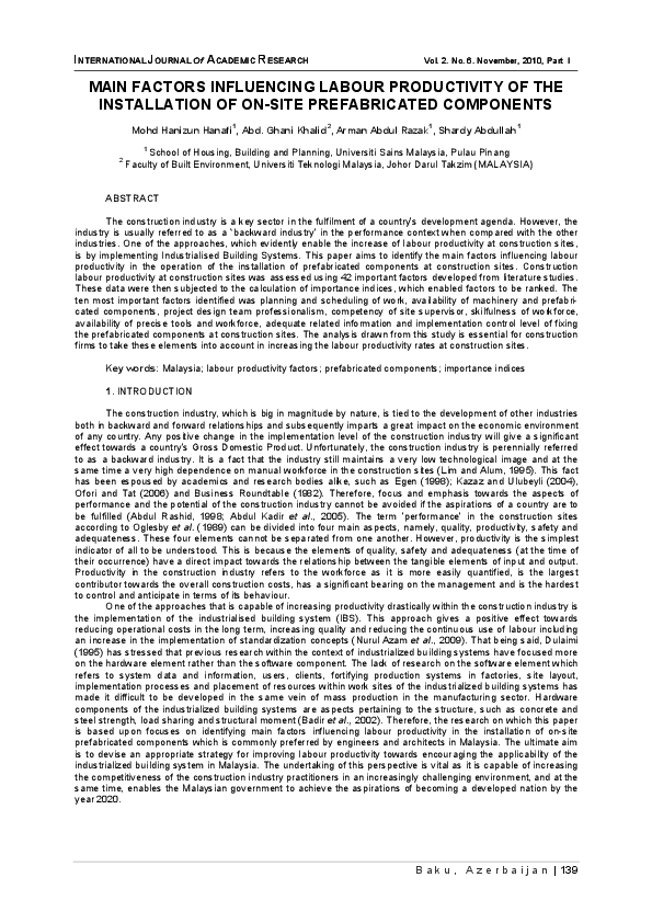 (PDF) main factors ijar