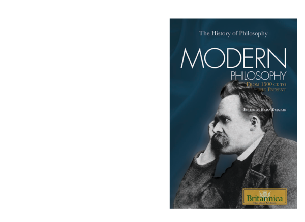 (PDF) 7891 Modern Philosophy From 1500 CE to the Present (The History ...