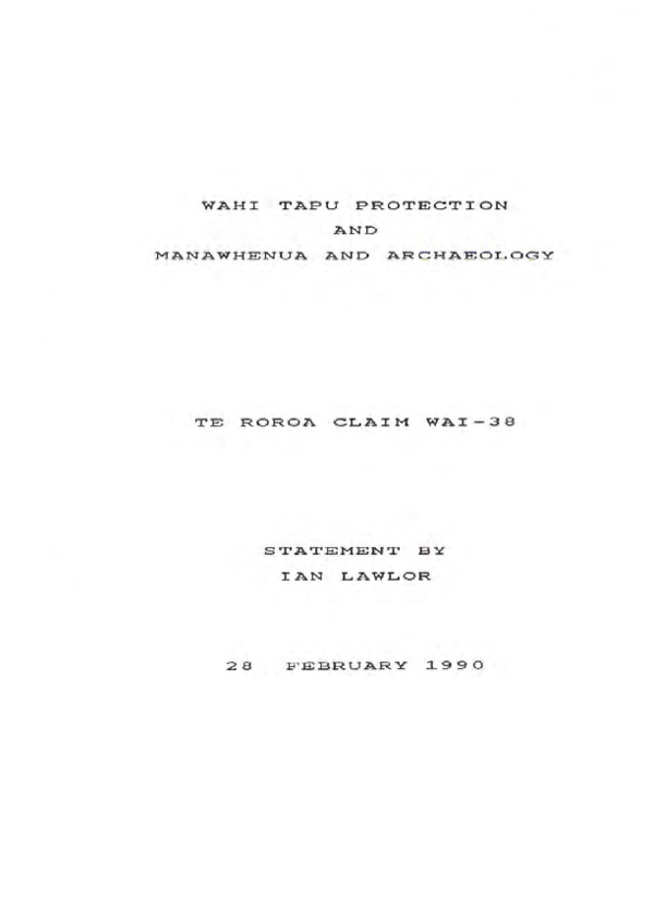 (PDF) 1990_02_28 - ITL Wai-38 Doc No_D22(b) (Wahi Tapu Protection and ...