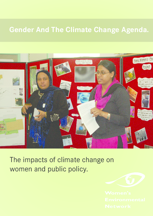 (PDF) Gender and the Climate Change Agenda: The Impacts of Climate ...