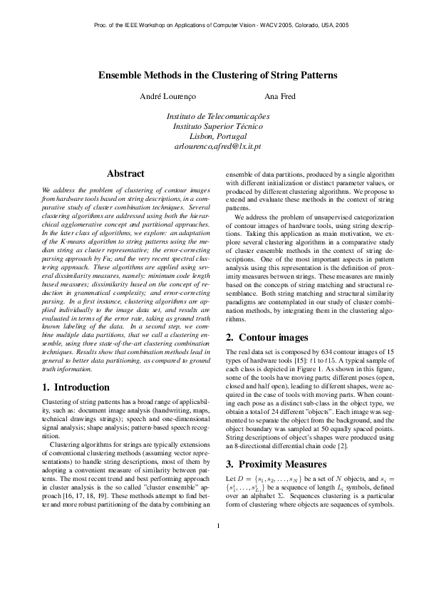 proximity measures in clustering