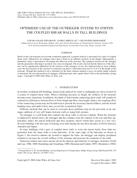 (PDF) Int J Tall Structures
