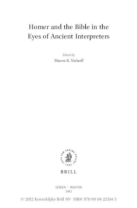 (PDF) The ambiguity of signs: critical σημεῖα from Zenodotus to Origen