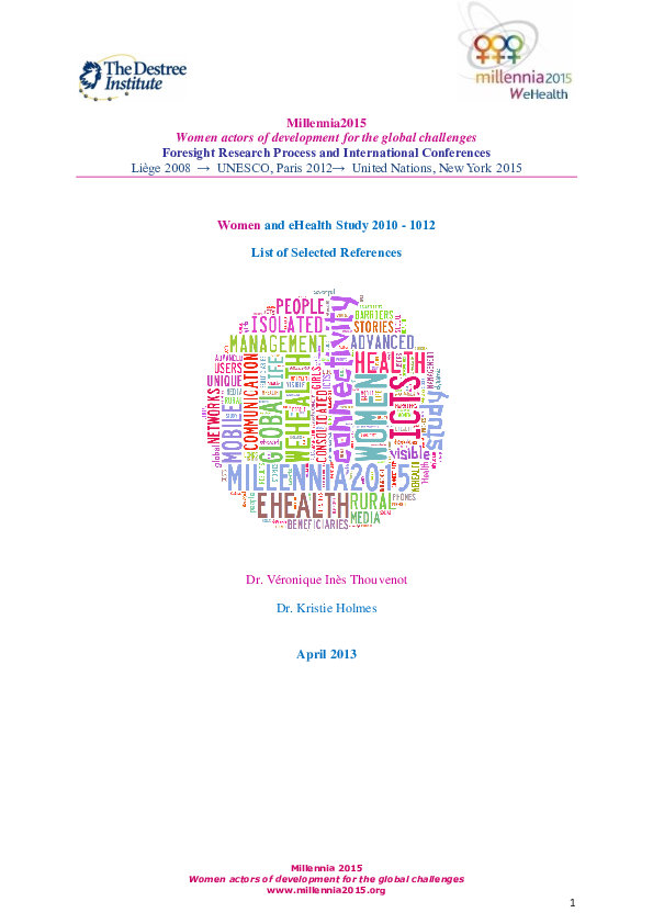 (PDF) Women and eHealth