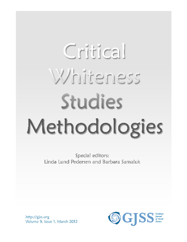 White logic, White methods: racism and methodology edited by Tufuku ...