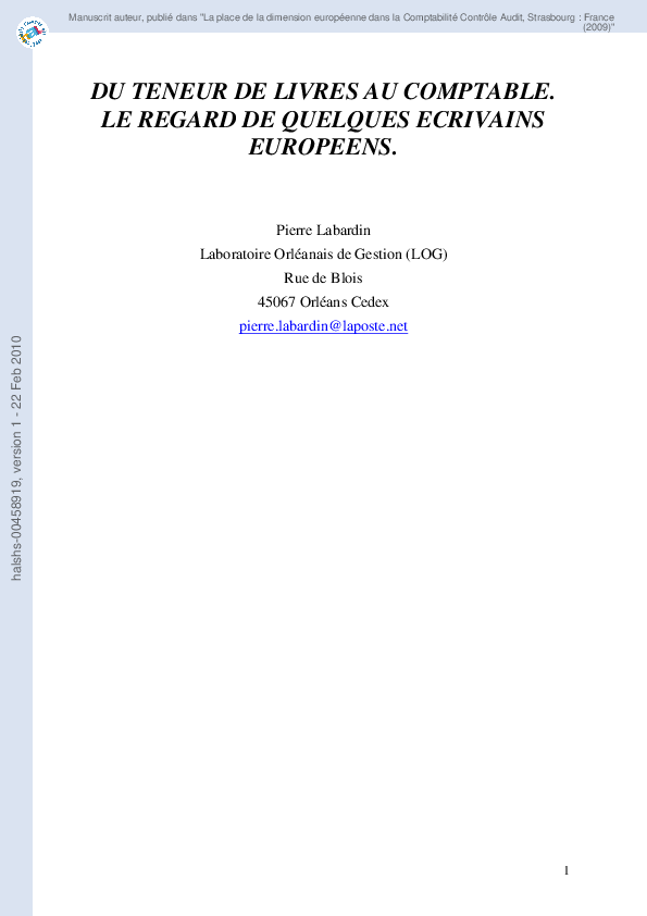erreur comptable et décision de gestion