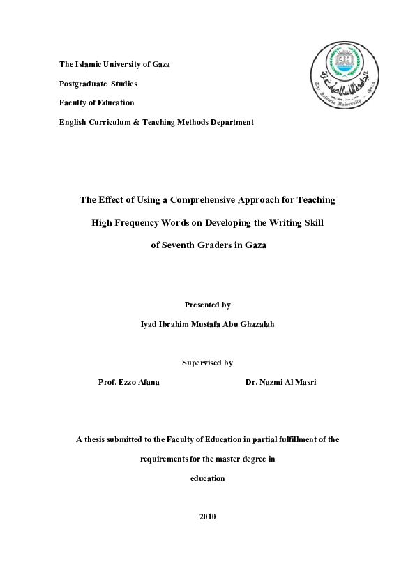 (PDF) Review of the Effect of Using a Comprehensive Approach for ...