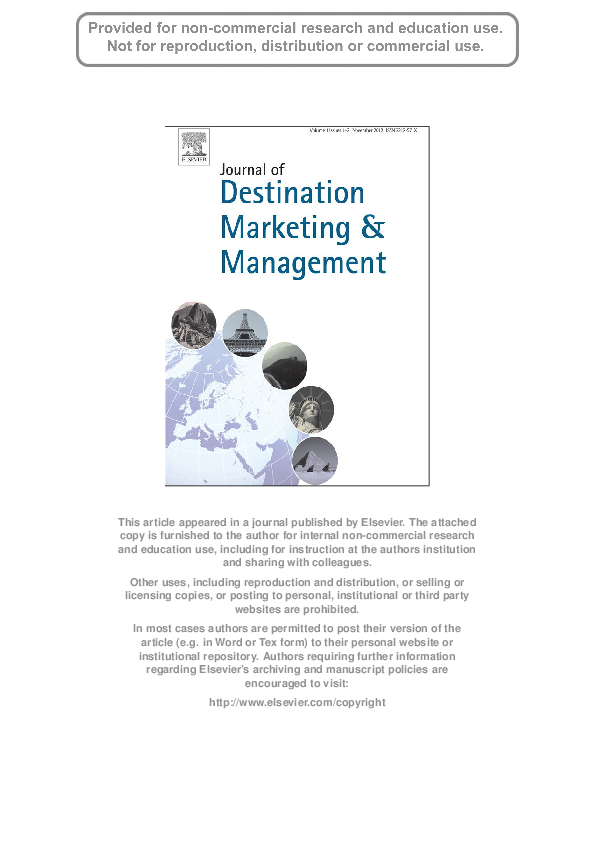 (PDF) Common practices in destination website design