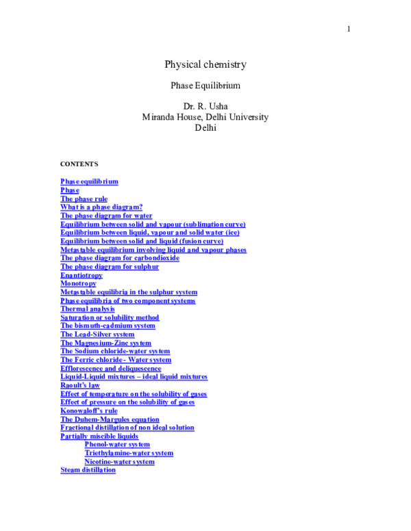 (PDF) PDF Phase equilibrium