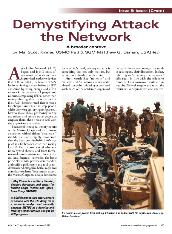 (PDF) Demystifying Attack the Network