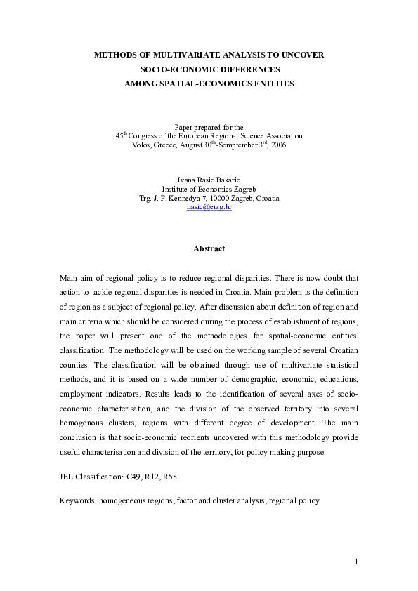 cluster analysis after factor analysis