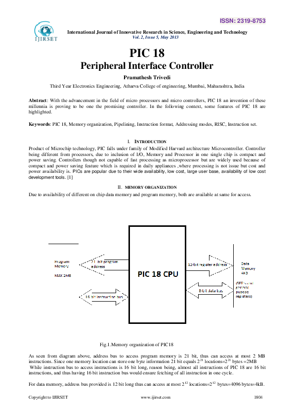 (PDF) Peripheral Interface Controller