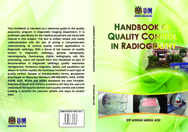 (PDF) Handbook of Quality Control in Radioraphy