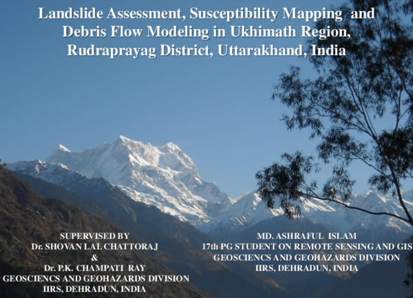 (PDF) Landslide Assessment, Susceptibility Mapping and Debris Flow ...