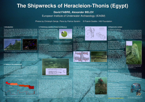 (PDF) The Shipwrecks of Heracleion-Thonis (Egypt). Poster presentation.