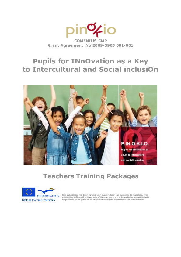 (PDF) PINOKIO project: Teacher Training Packages