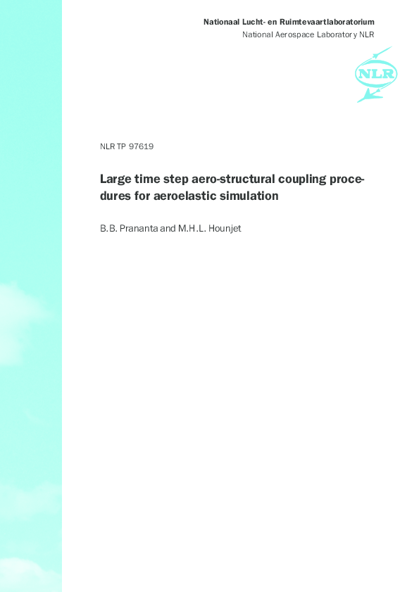 (PDF) Large time step aero-structural coupling proce- dures for aeroelastic simulation
