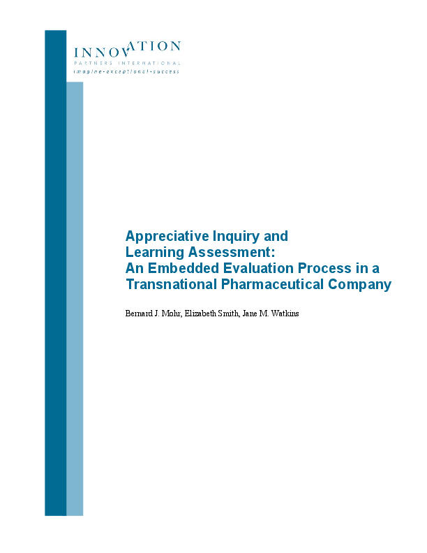 (PDF) Appreciative inquiry and learning assessment: An embedded evaluation process in a ...