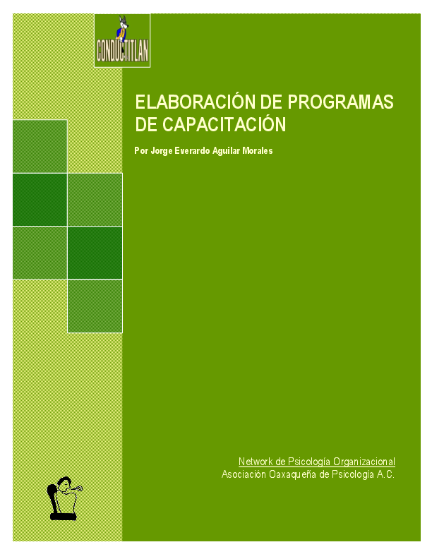 (PDF) elaboracion de programas de capacitacion