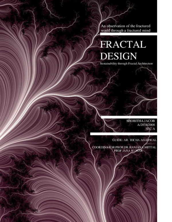 (PDF) FRACTAL DESIGNSustainability through Fractal Architecture
