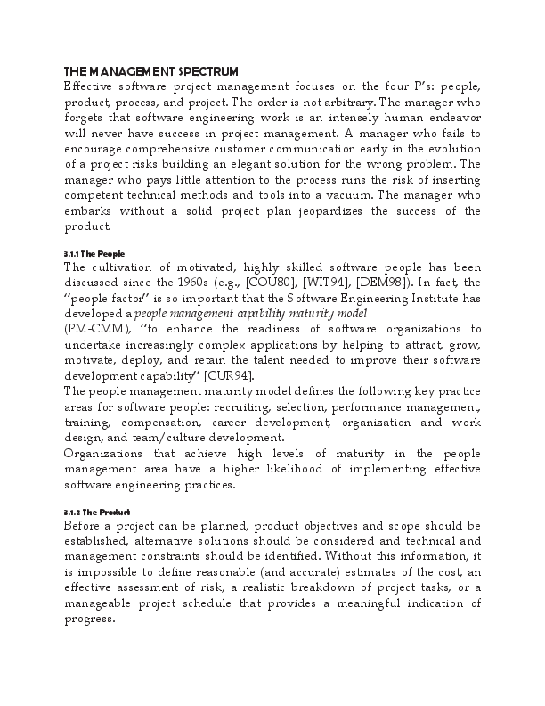 (DOC) THE MANAGEMENT SPECTRUM