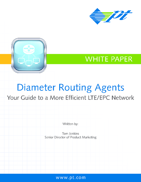 (PDF) diameter routing agents